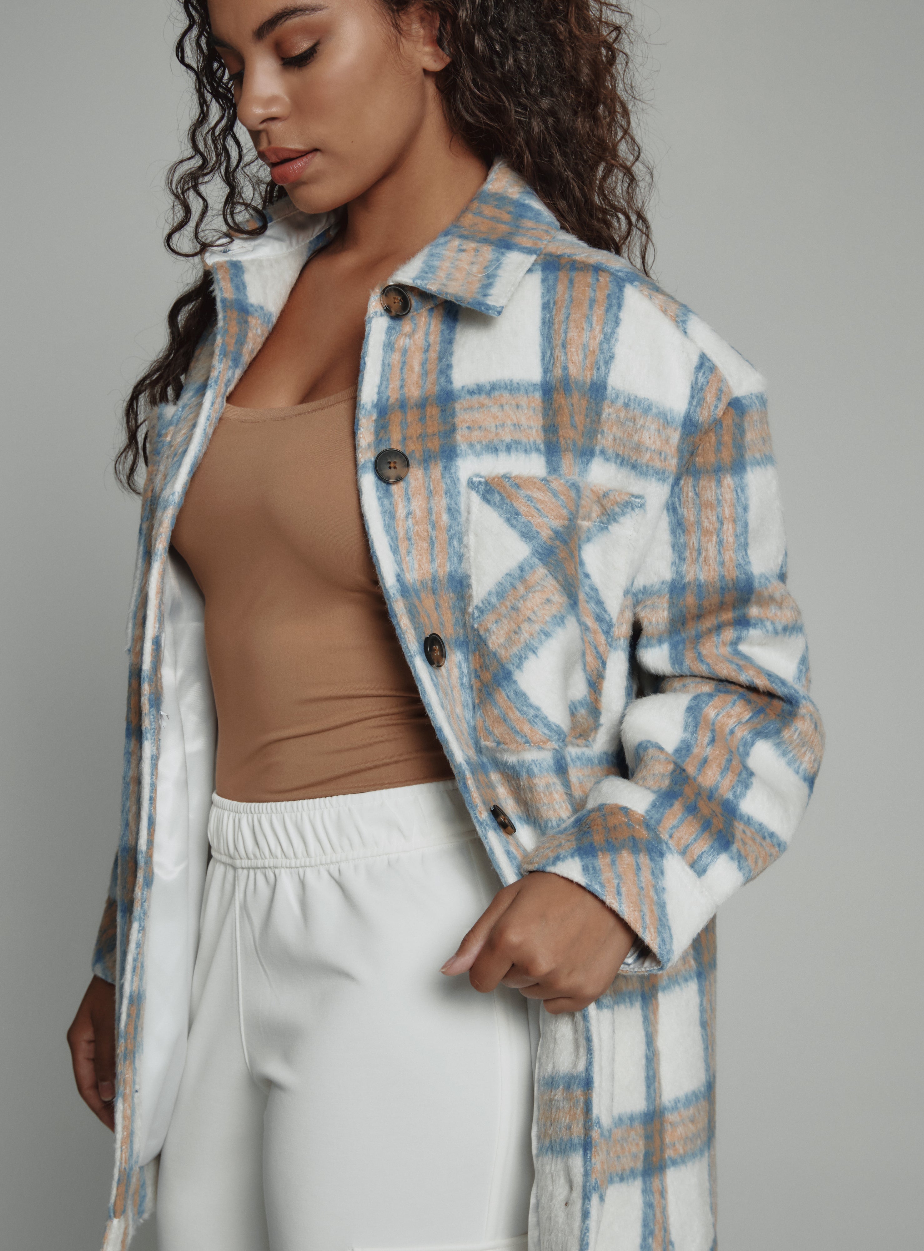 Demi Longline Shacket – 7Diamonds